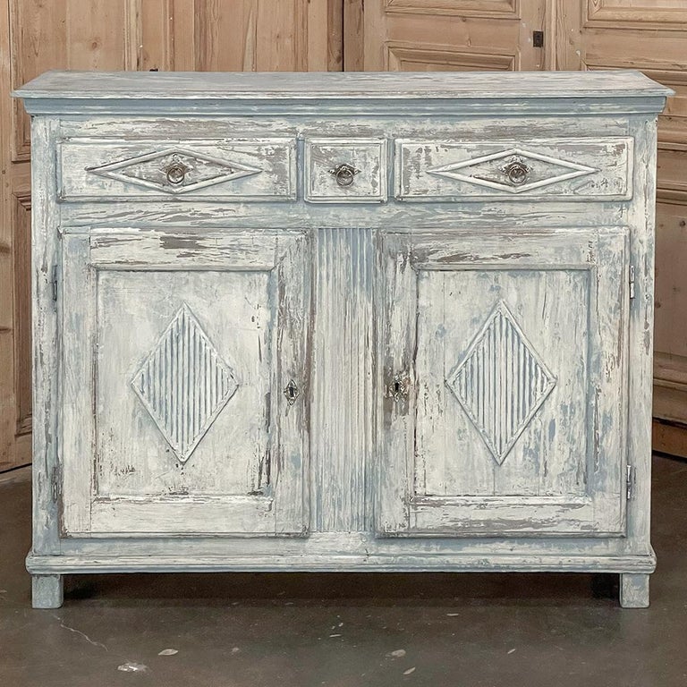 18th Century Swedish Gustavian Period Painted Buffet For Sale at 1stDibs