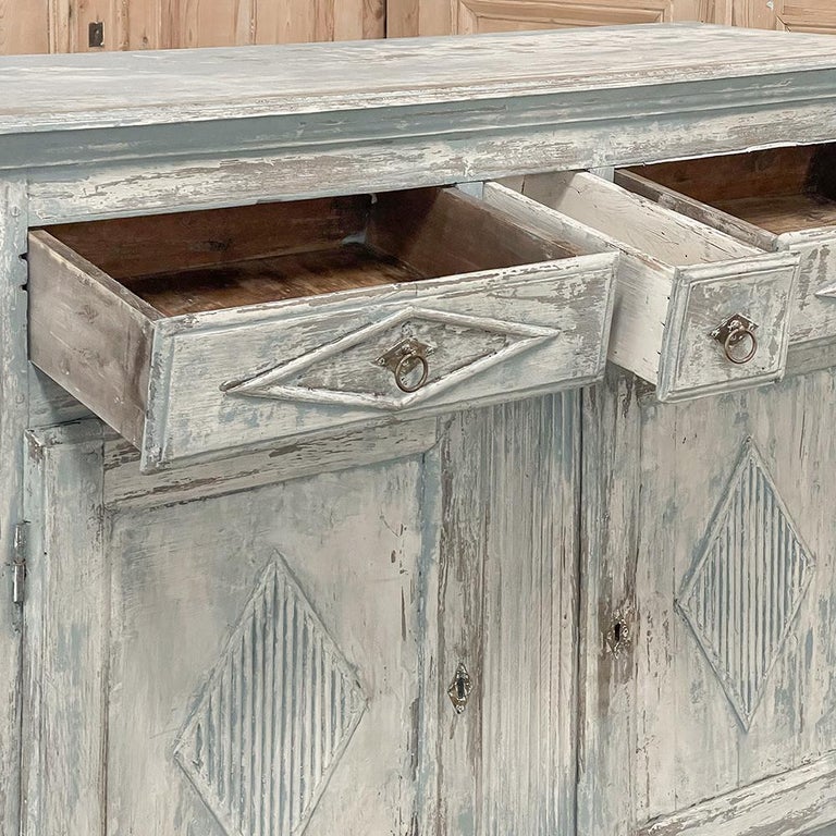 18th Century Swedish Gustavian Period Painted Buffet For Sale at 1stDibs