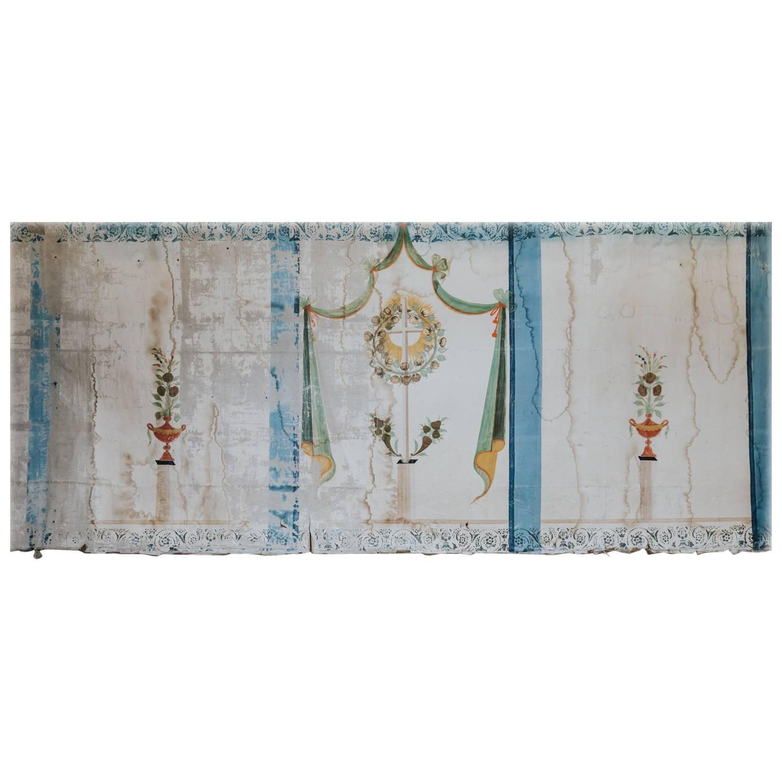 Ten Painted Paper Panels For Sale at 1stDibs