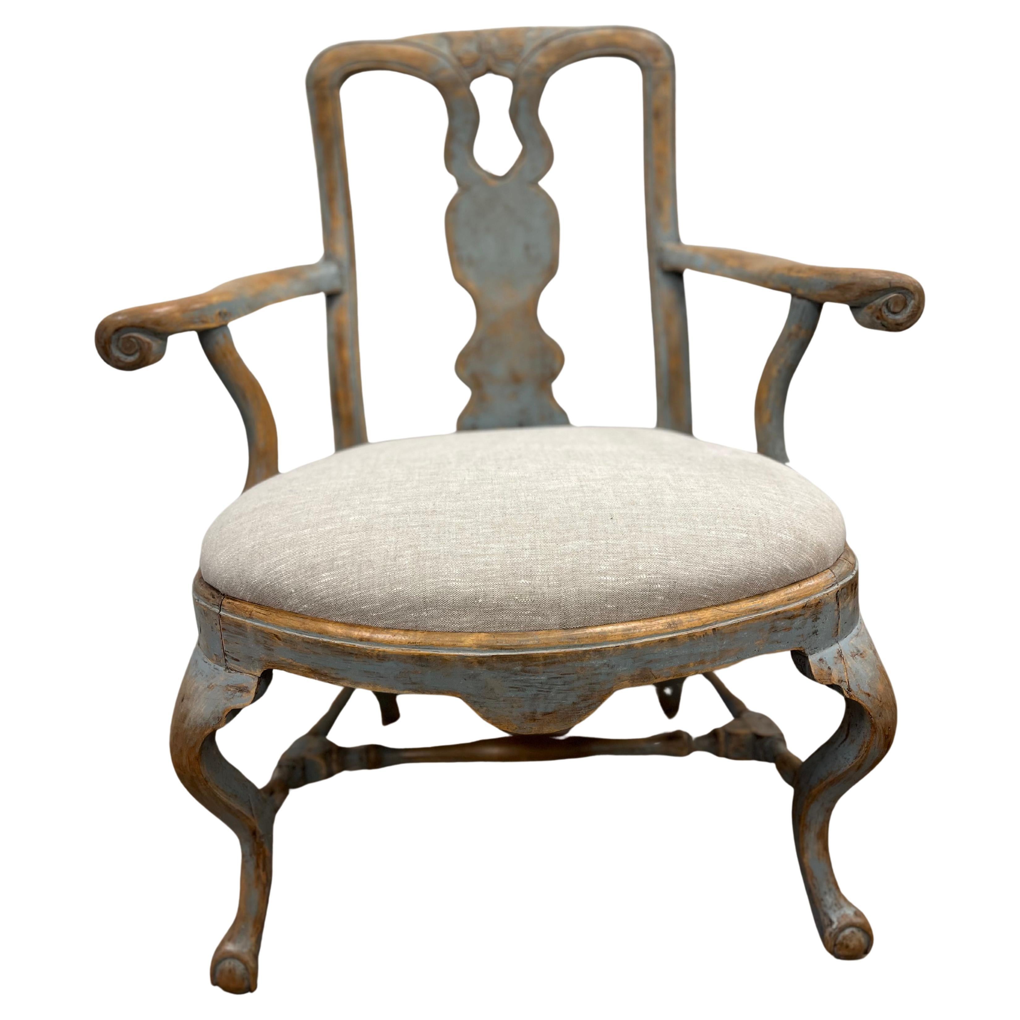 18th Century French Rococo Armchair For Sale at 1stDibs | rococo chair ...