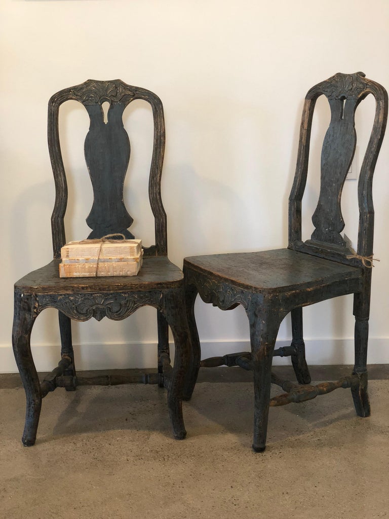 18th Century Swedish Rococo Chair For Sale at 1stDibs
