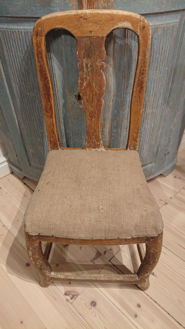 18th Century Swedish Rococo Children Chair with Original Paint Swedish ...