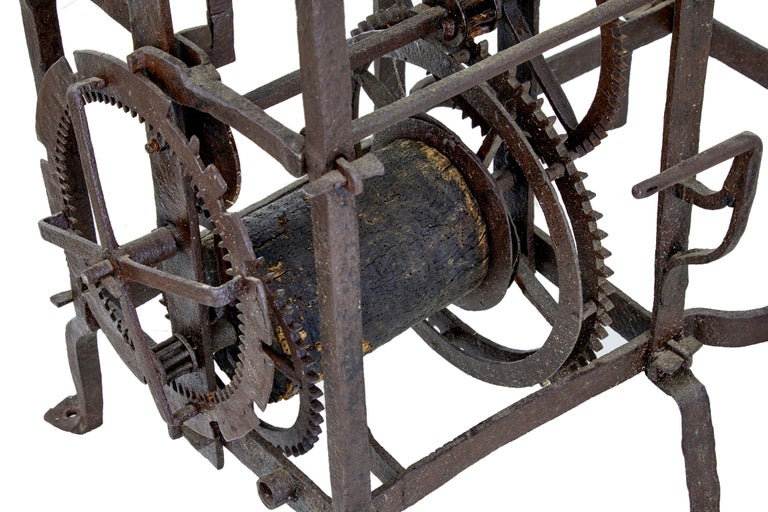 18th century Swedish turret clock and movement Rosendal palace For Sale ...