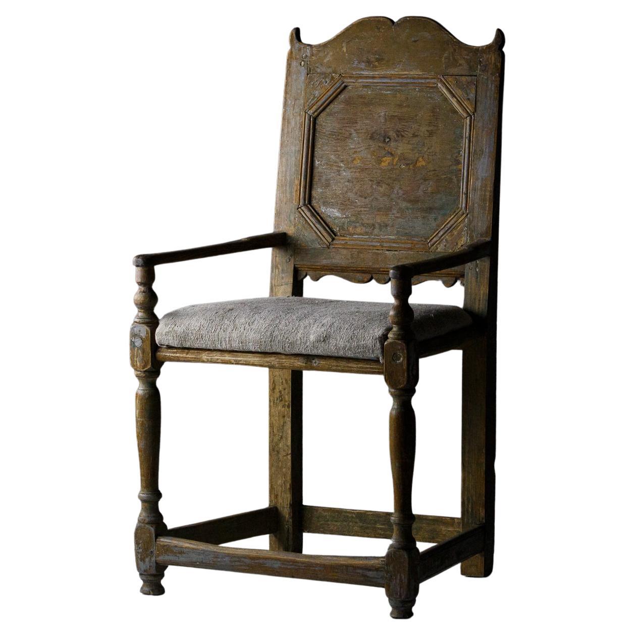 19th Century Primitive Hedgerow Chair at 1stDibs