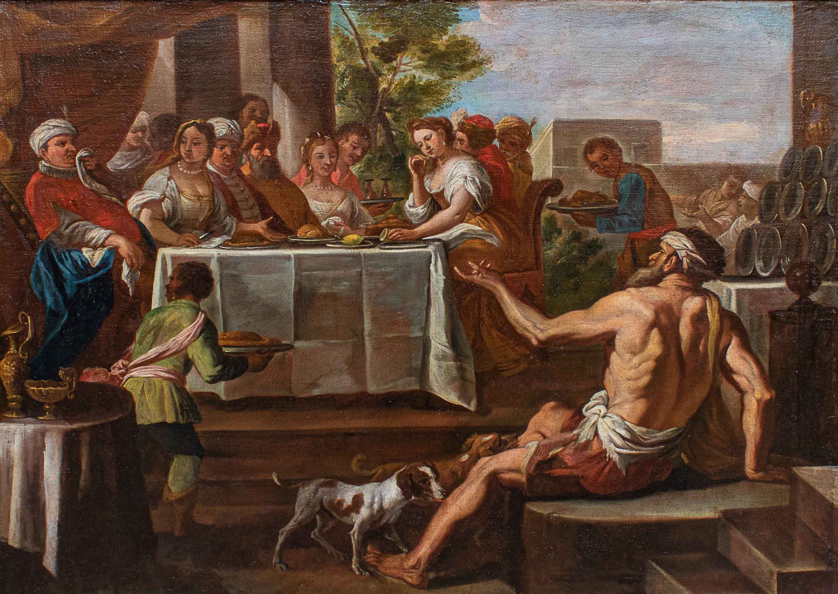 18th Century oil painting from the Sschool of Jan van Neck For Sale at ...