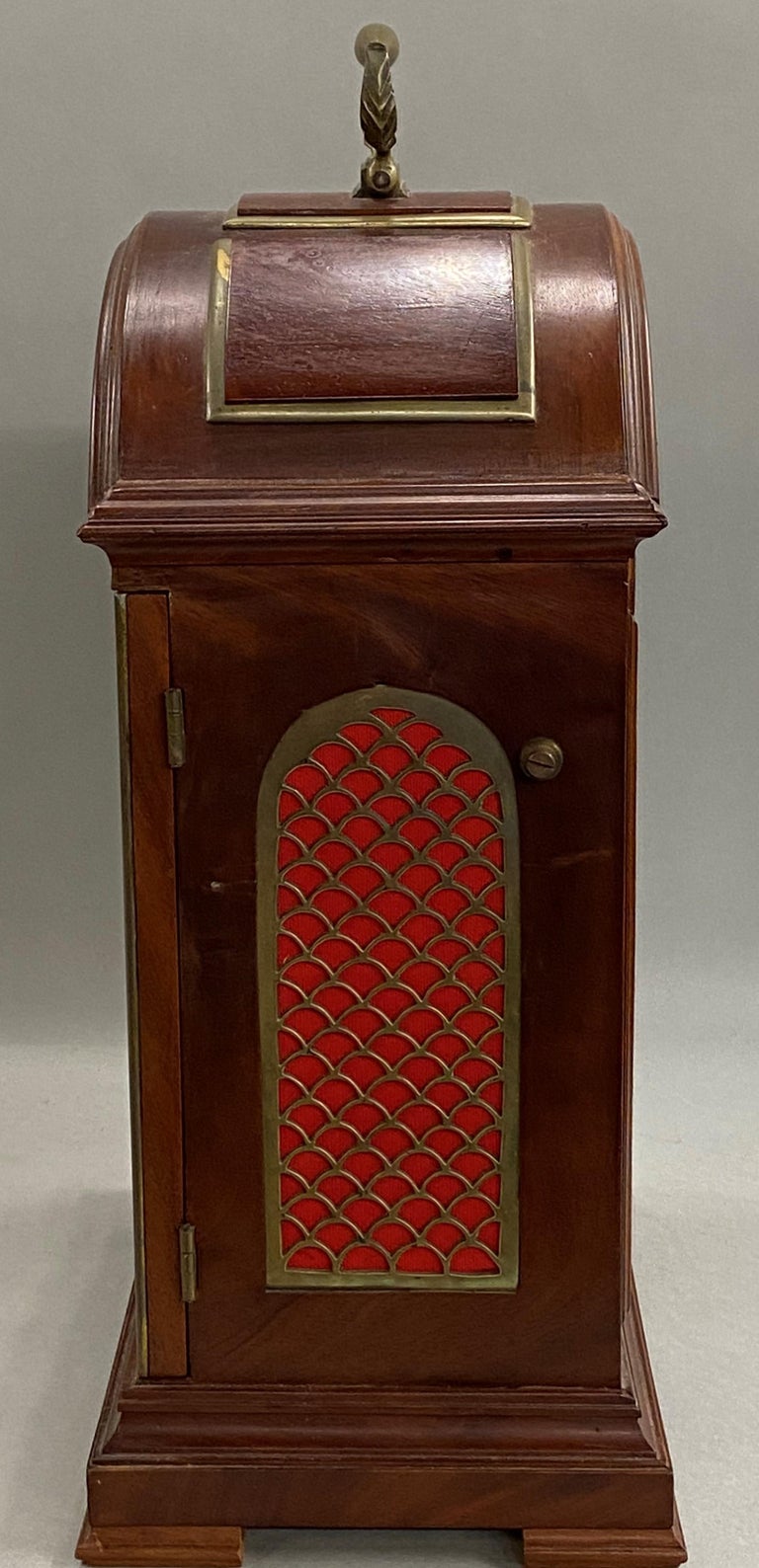 18th Century Thomas Moss, London, Fusee Bracket Clock in Mahogany Case ...