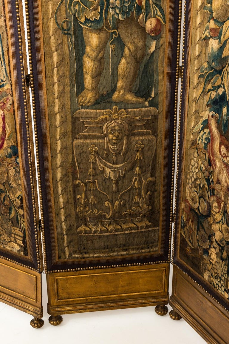 18th Century Three Panel Flemish Tapestry Screen at 1stDibs