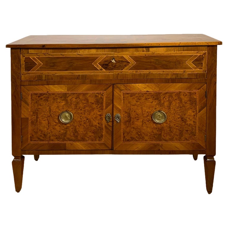 18th Century Tuscany Neoclassical Inlaid Sideboard For Sale at 1stDibs