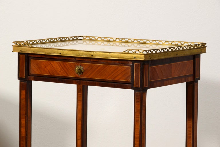 18th Century, Two French Louis XVI Veneered Wood Center Tables or Night ...