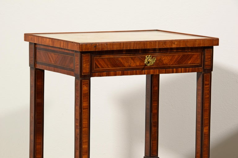 18th Century, Two French Louis XVI Veneered Wood Center Tables or Night ...