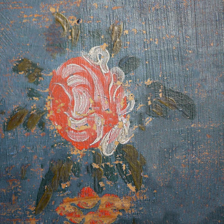 18th Century Tyrolean Blue Painted Wardrobe, 1793 at 1stDibs