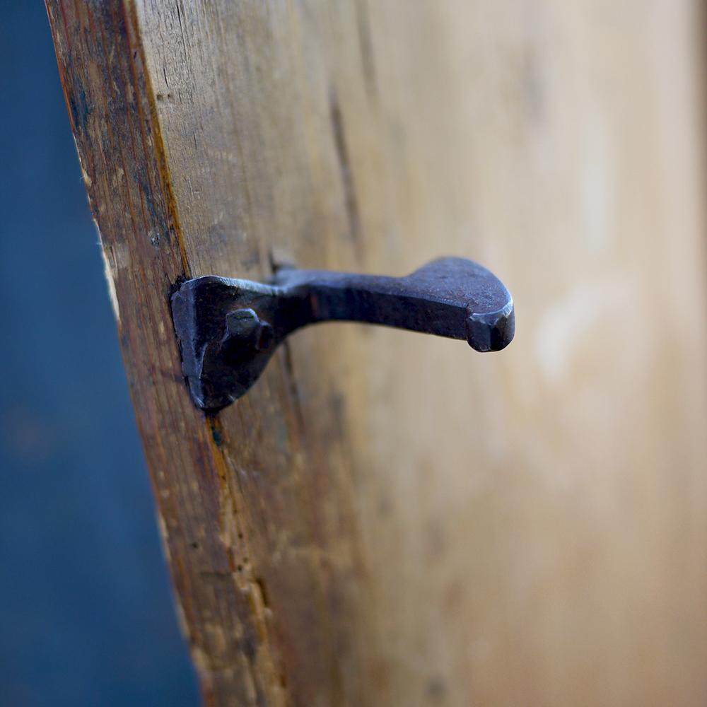 18th Century Tyrolean Blue Painted Wardrobe, 1793 at 1stDibs