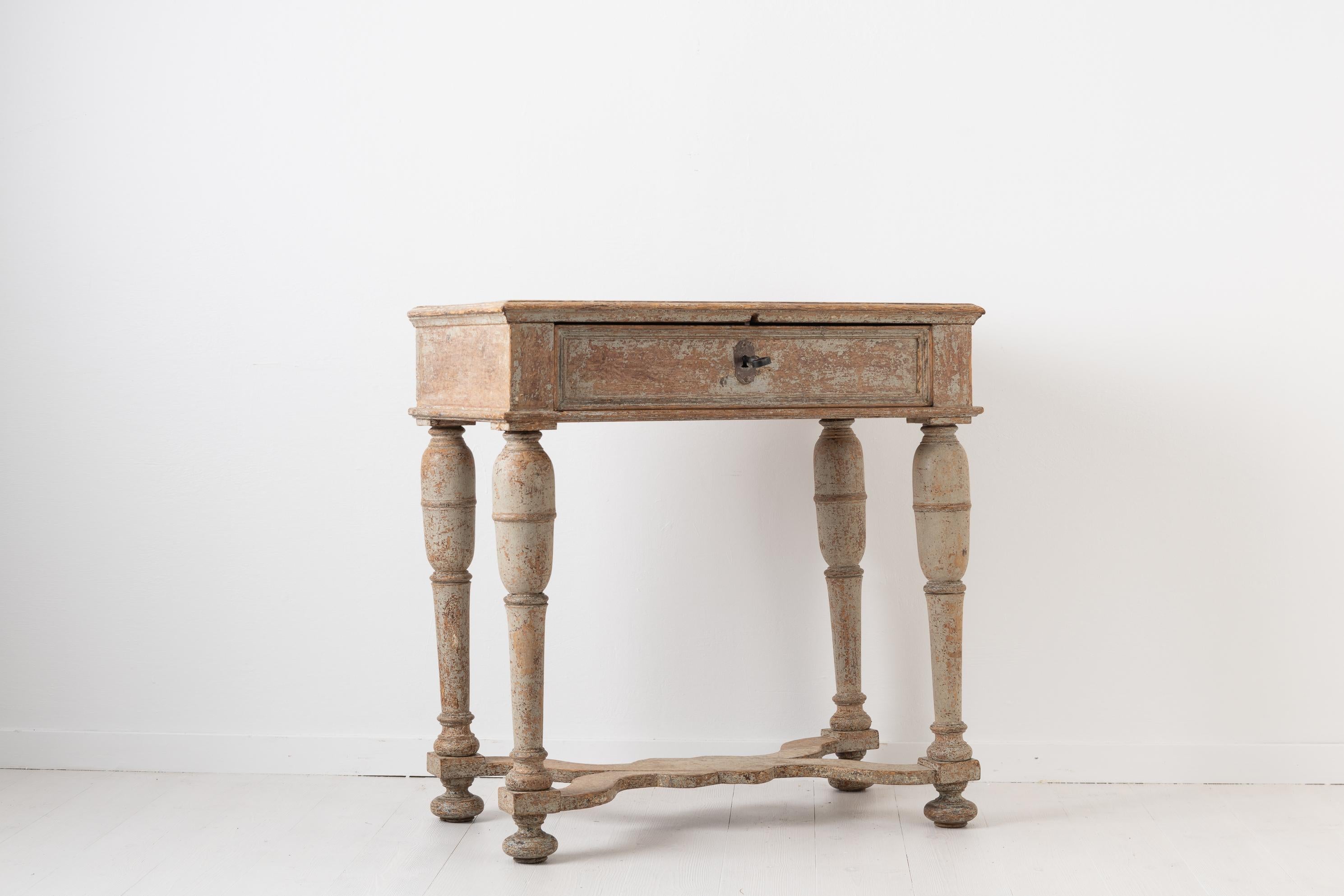 18th Century Unusual Swedish Baroque Side Table at 1stDibs