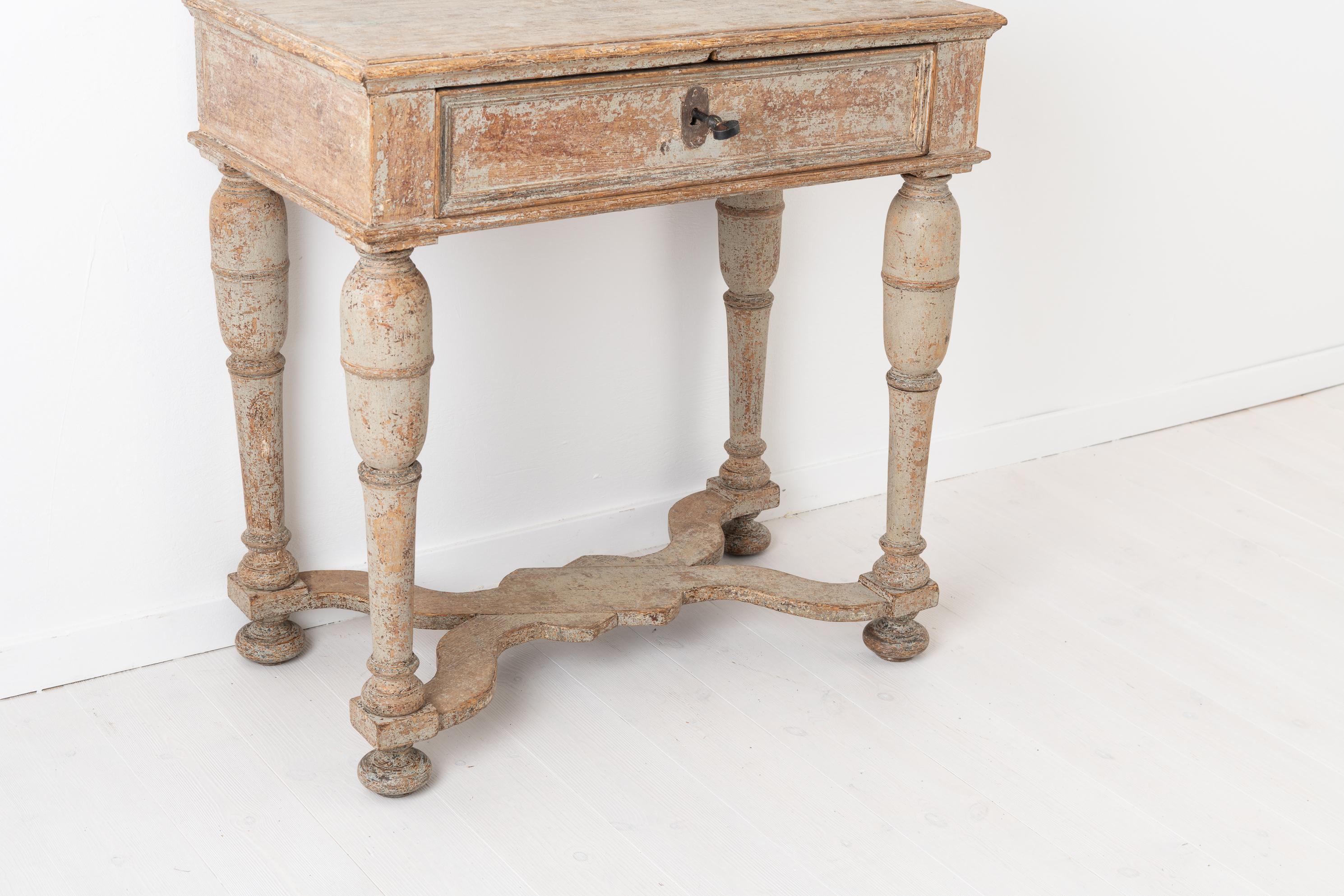 18th Century Unusual Swedish Baroque Side Table at 1stDibs