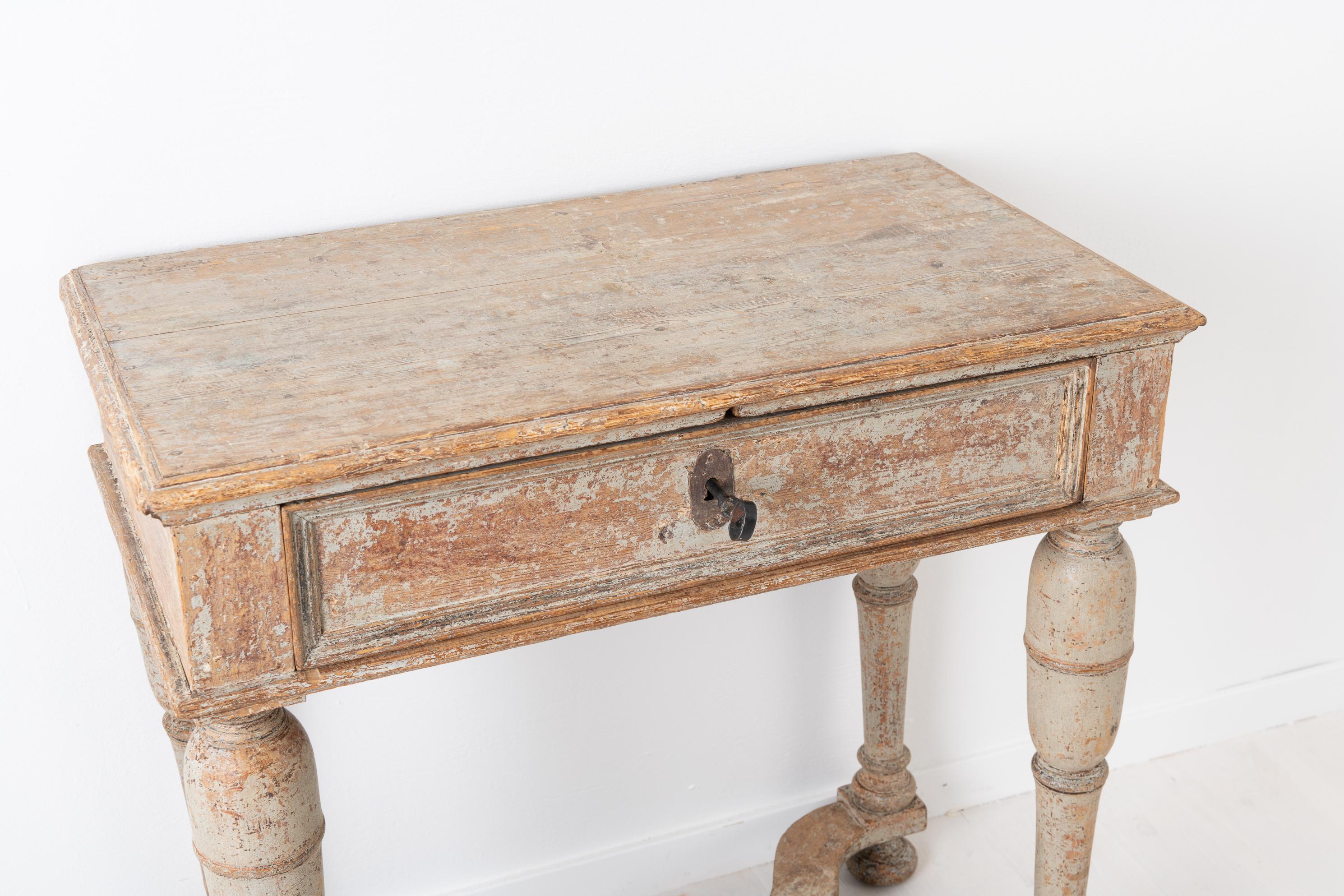 18th Century Unusual Swedish Baroque Side Table at 1stDibs