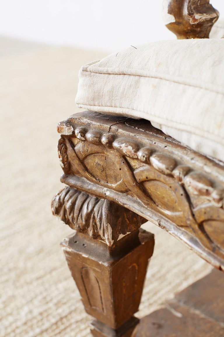 18th Century Venetian Neoclassical Parade Chair or Kings Chair at ...