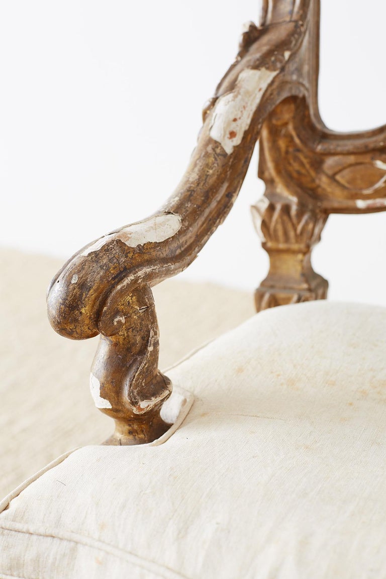 18th Century Venetian Neoclassical Parade Chair or Kings Chair at ...