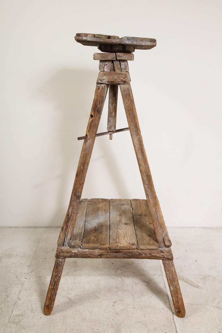 18th Century Venetian Wood Sculpture Stand For Sale at 1stDibs