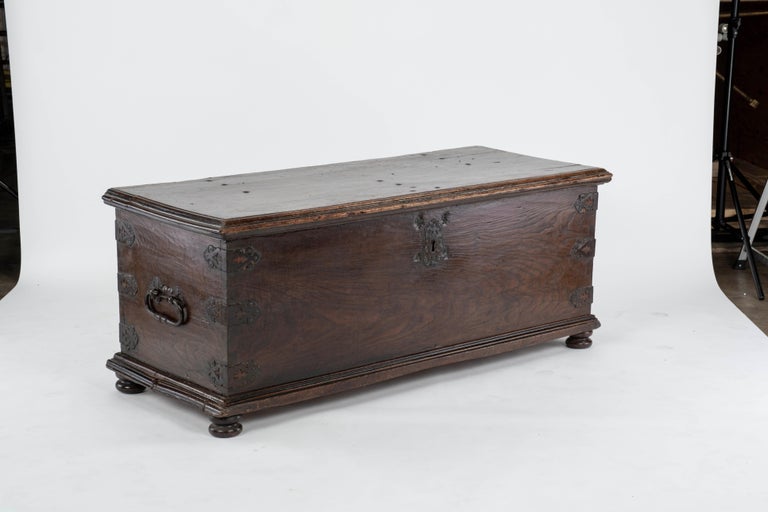 18th Century Walnut Trunk For Sale at 1stDibs
