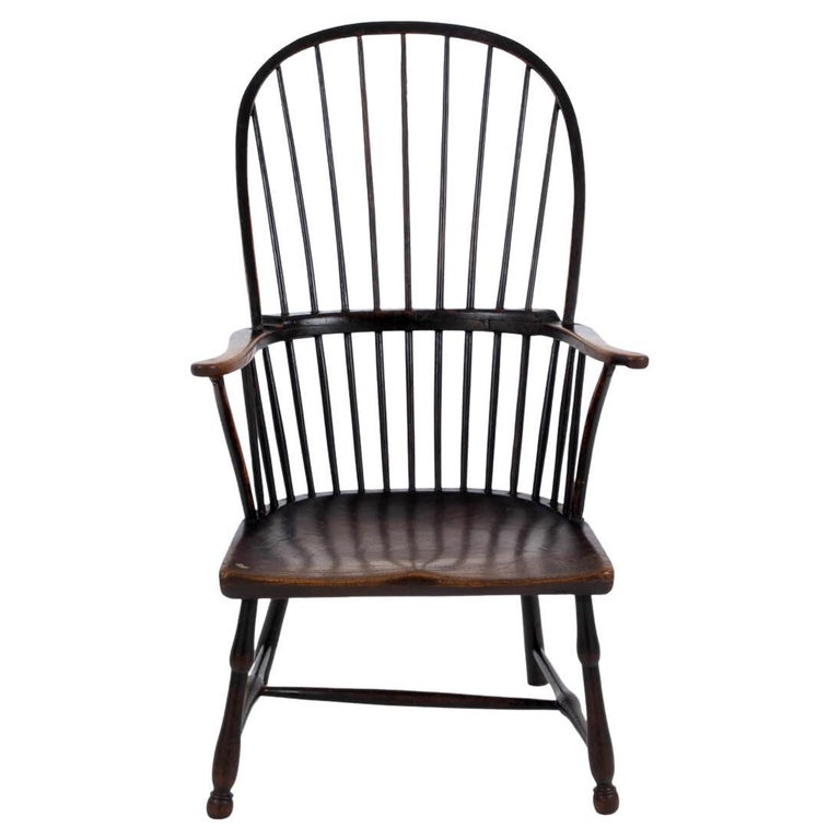 18th Century Windsor Stick Back Chair in Elm and Ash, circa 1760 For ...