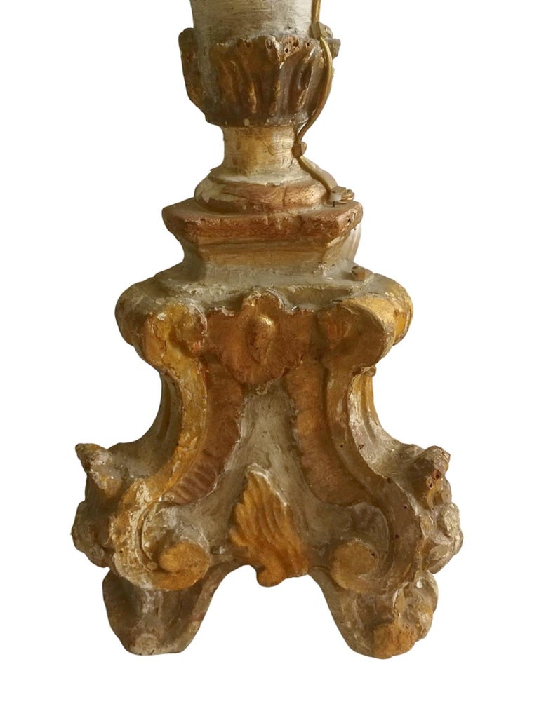 18th Century Wooden Torch For Sale at 1stDibs