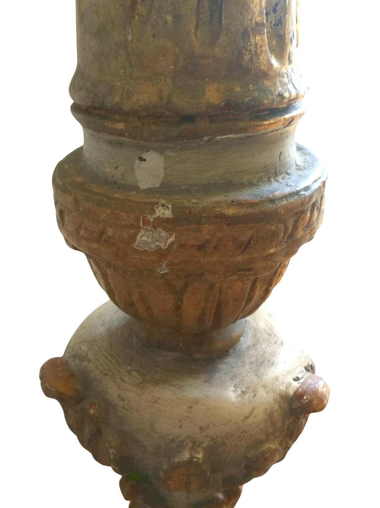 18th Century Wooden Torch For Sale at 1stDibs