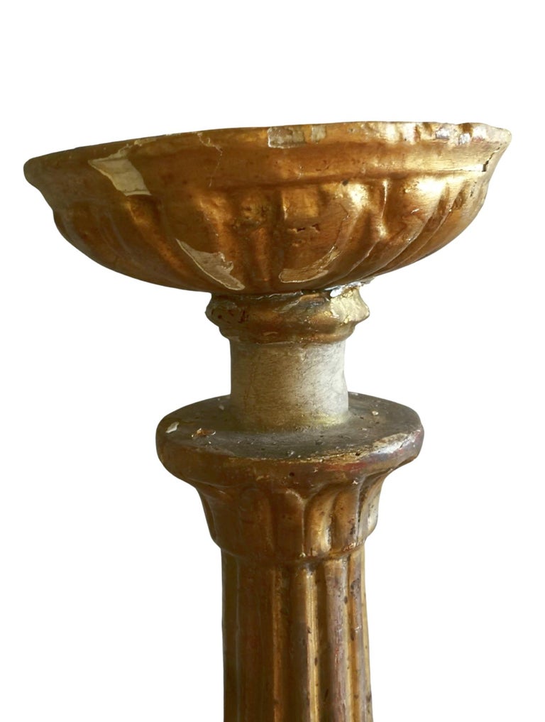 18th Century Wooden Torch For Sale at 1stDibs