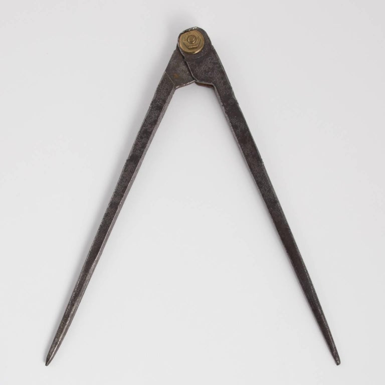 18th Century Wrought Iron Architectural Compass at 1stDibs