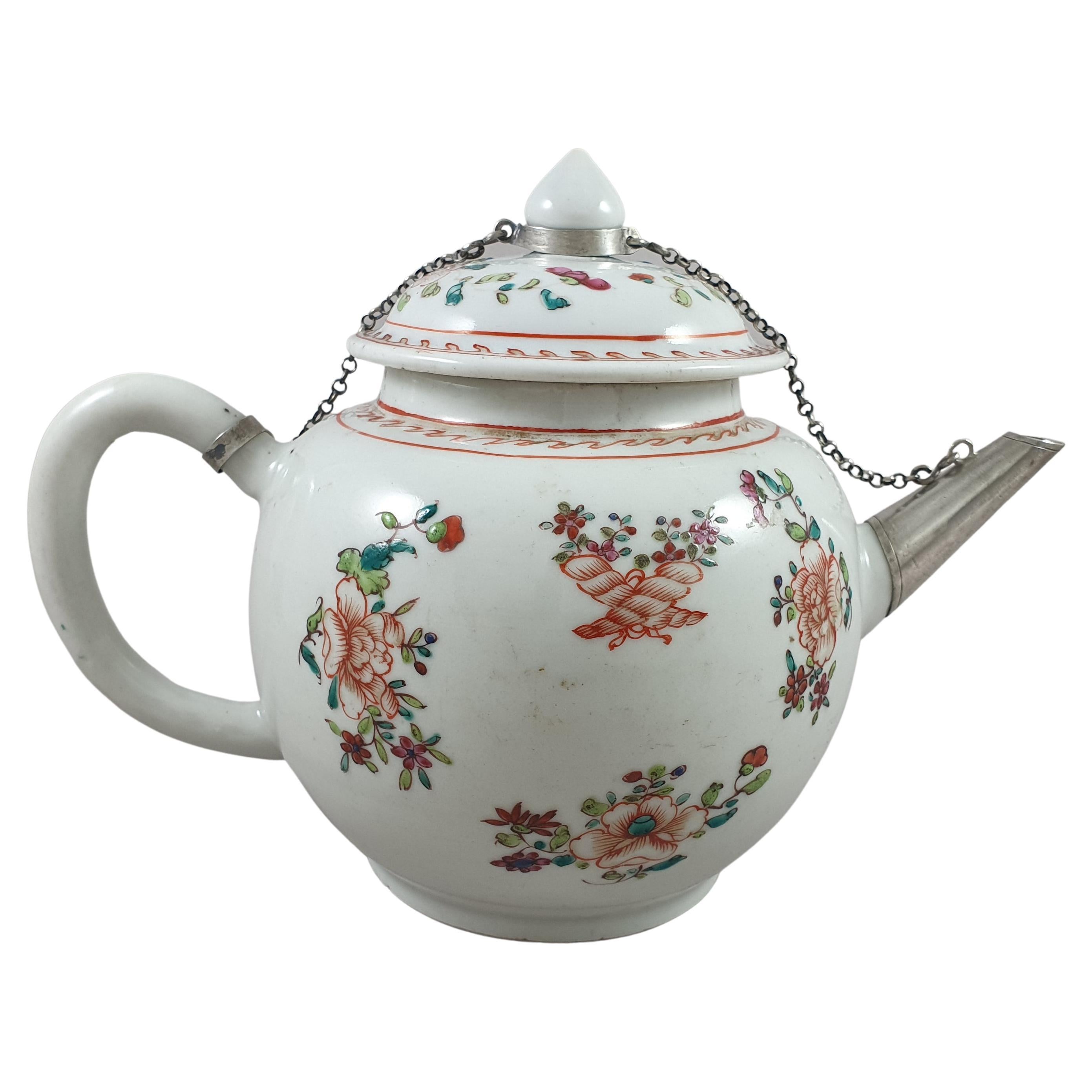 Mid-18th Century Antique Sterling 925/°°° Silver Dutch Teapot For Sale ...