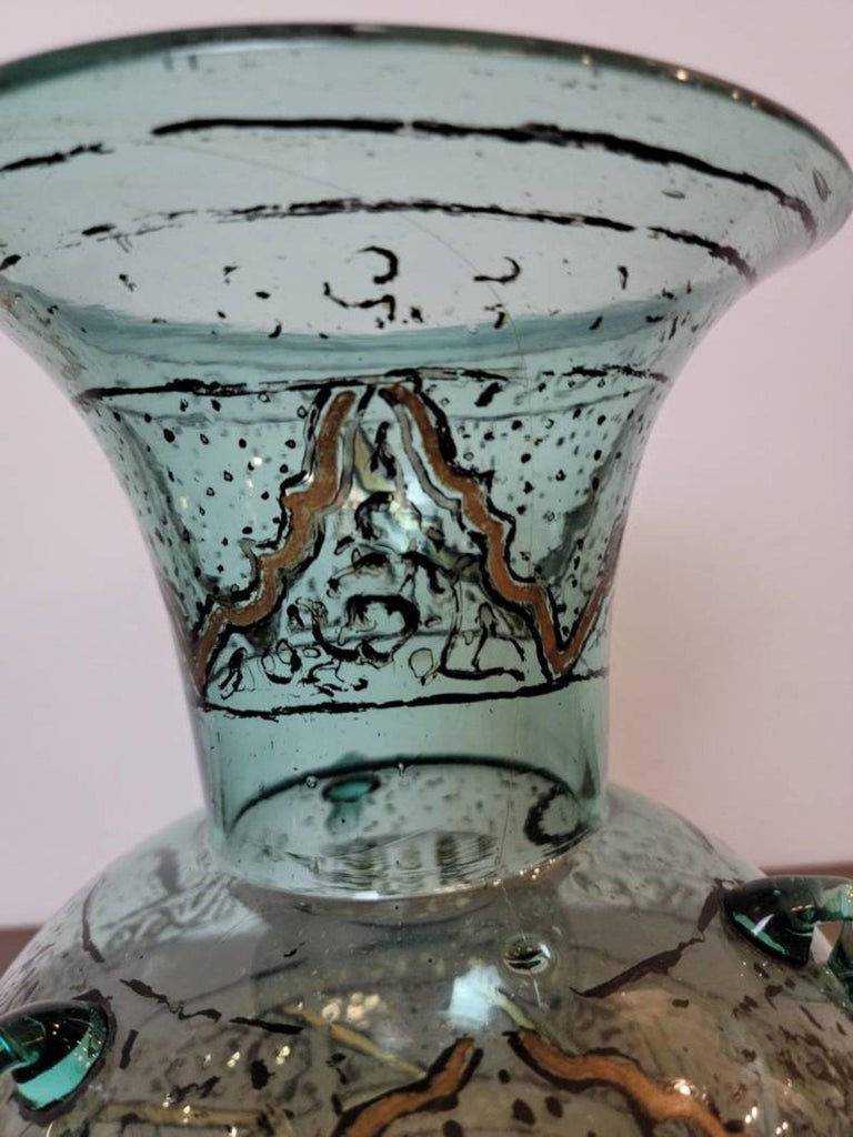 18th/Early 19th Century Islamic Blown Glass Mosque Oil Lamp For Sale at ...