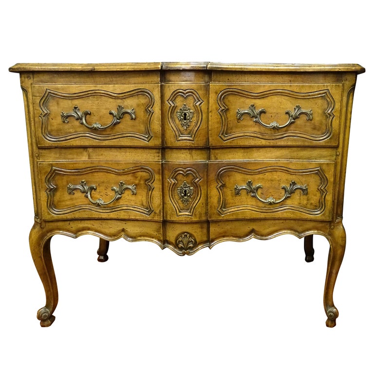 18th Chest of Drawers, commoda ,Walnut, Commoda de Chateau For Sale at ...