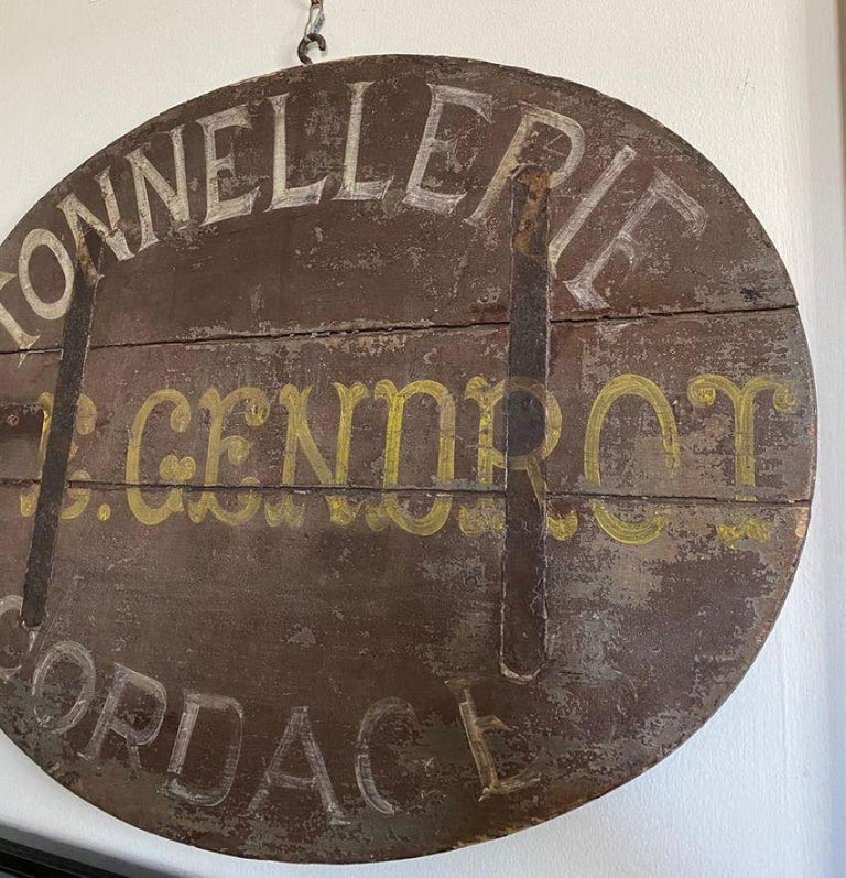 18th or 19th Century French Ship Chandler's Trade Sign For Sale at 1stDibs