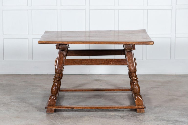 18th Century English Vernacular Oak Work Table For Sale at 1stDibs