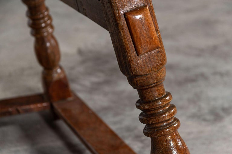 18th Century English Vernacular Oak Work Table For Sale at 1stDibs