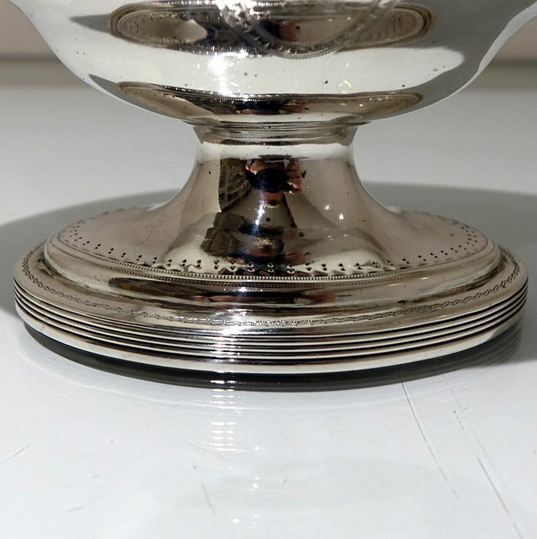 George III Sterling Silver Sugar Basket London 1790 Peter and Jonathan ...