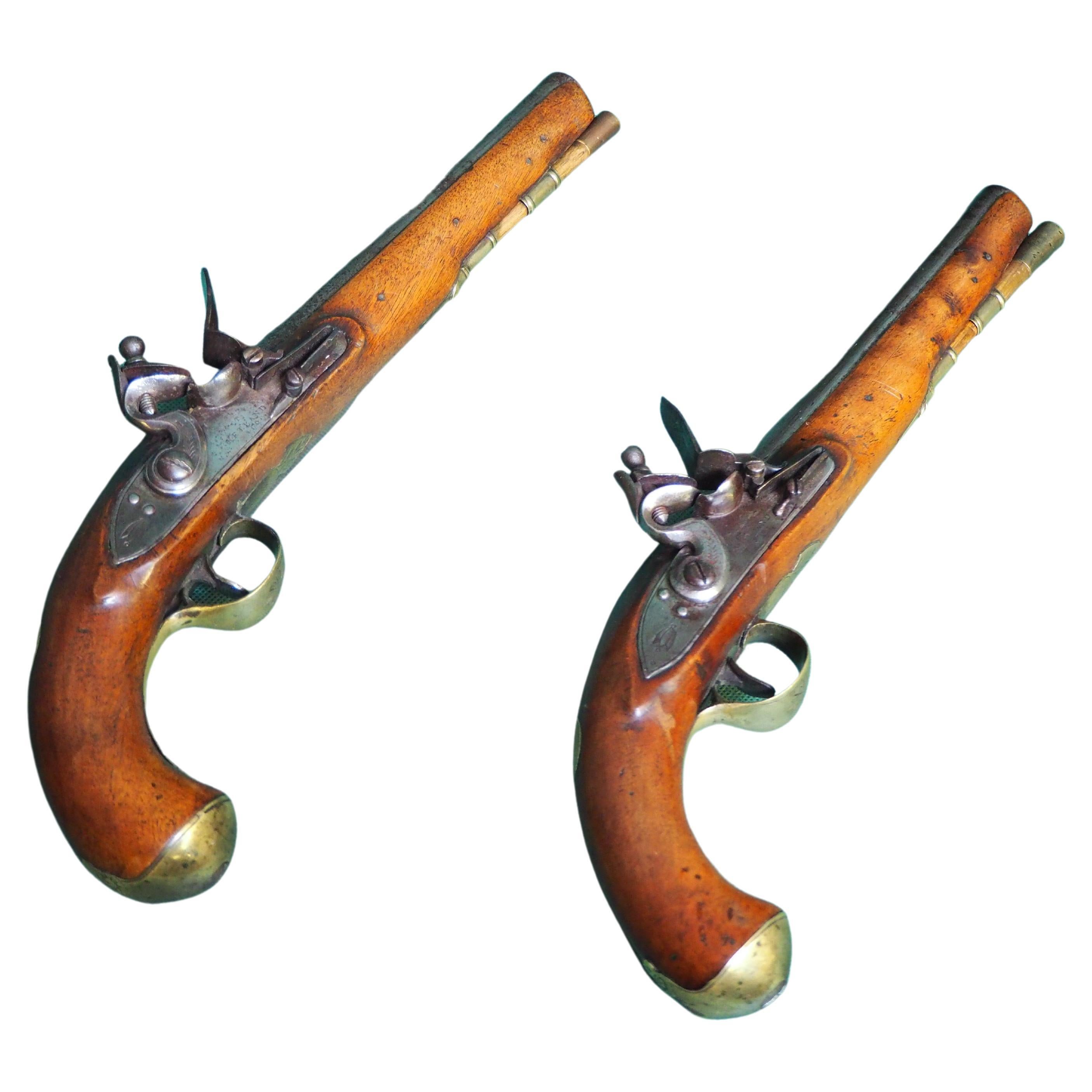 19th Century Pair of Cased Dueling Pistols at 1stDibs