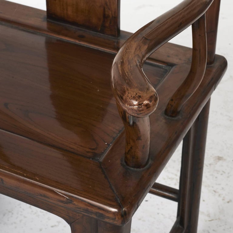 19th Century, Ming Style Official's Hat Chair For Sale at 1stDibs