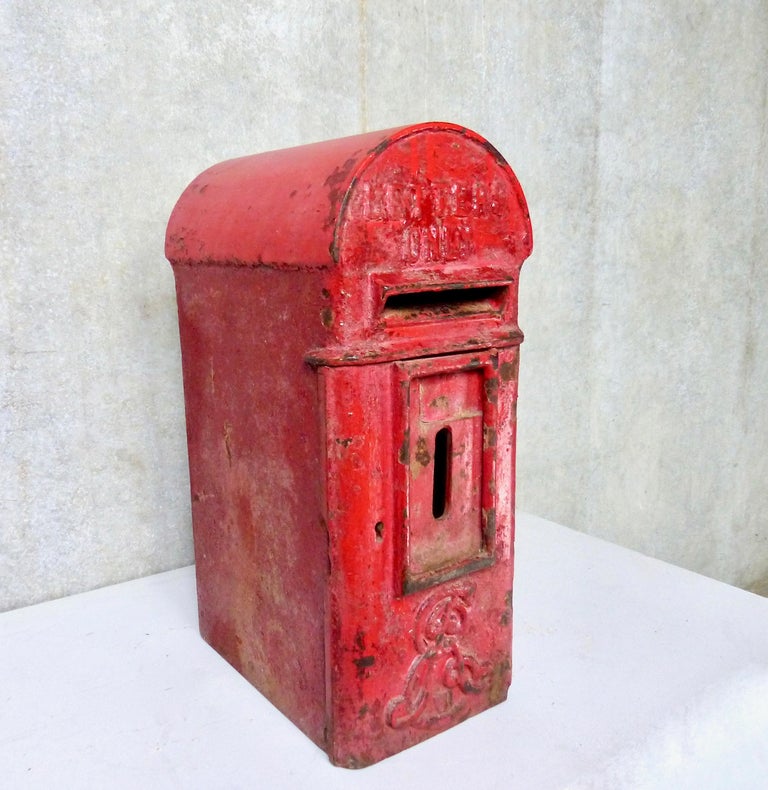1900-1910 Cast Iron English Royal Mail Letter Box at 1stDibs