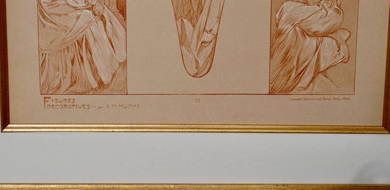 1900 Alphonse Mucha Poster at 1stDibs