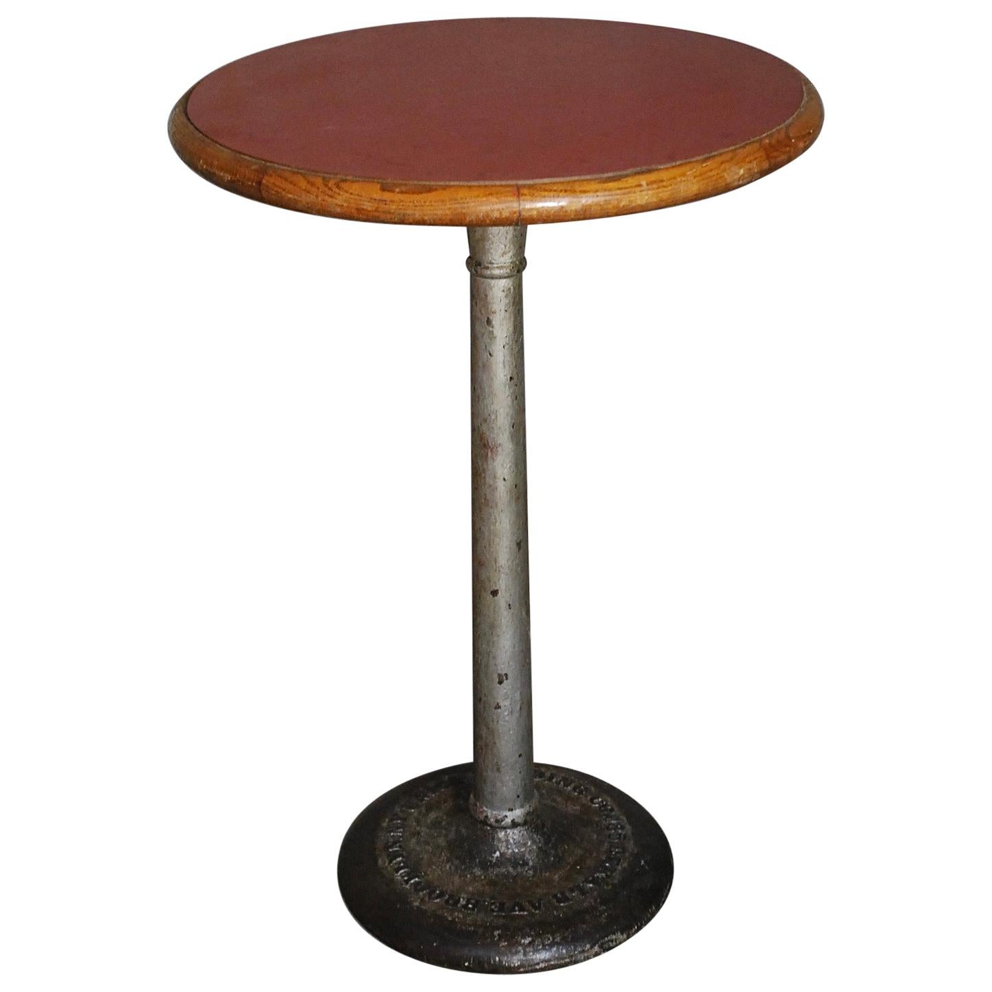 Adjustable Industrial Sculpture Stand at 1stDibs