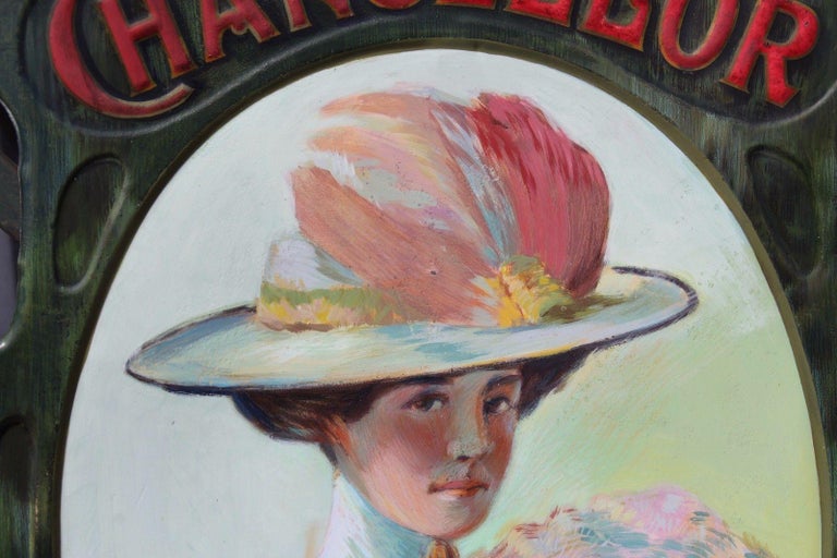 1900s-1920s Chancellor Cigars Tin Display Store Advertising For Sale at ...