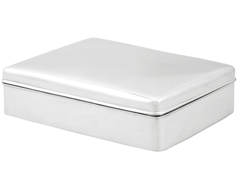 1900s Antique Chinese Export Silver Cigarette Box For Sale at 1stDibs