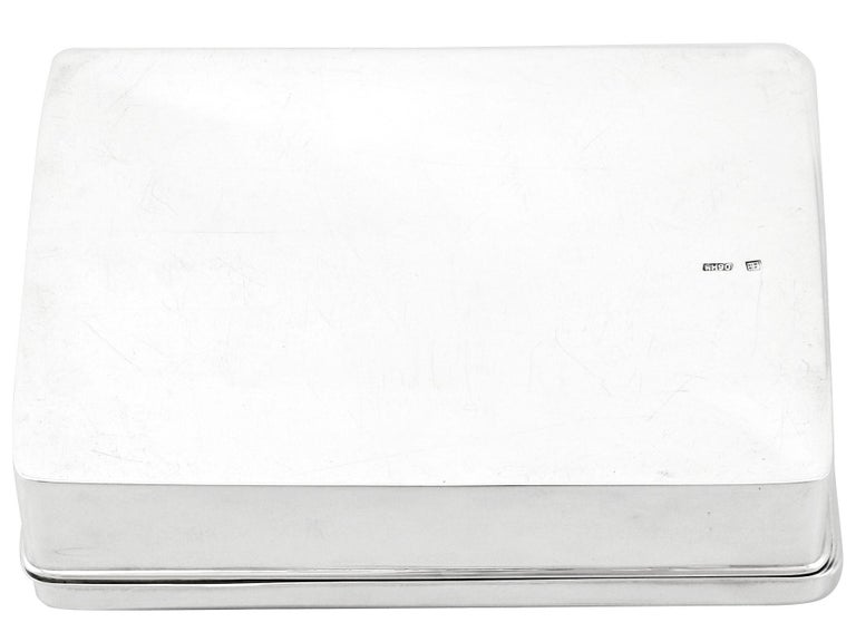 1900s Antique Chinese Export Silver Cigarette Box For Sale at 1stDibs