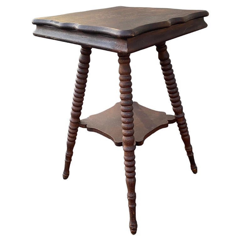 1900s Antique Parlor Accent Table Side Table at 1stDibs