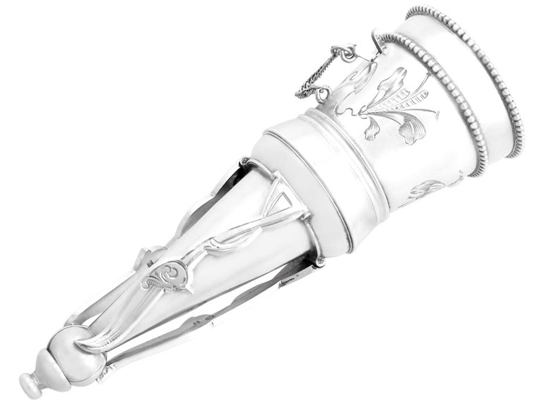 1900s Antique Russian Silver Posy Holder For Sale at 1stDibs