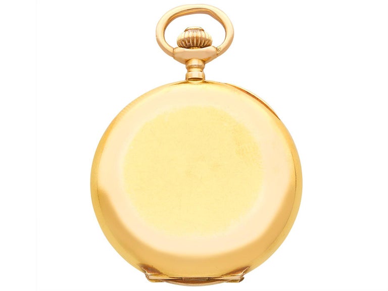 1900s Antique Yellow Gold Ladies Fob Watch at 1stDibs