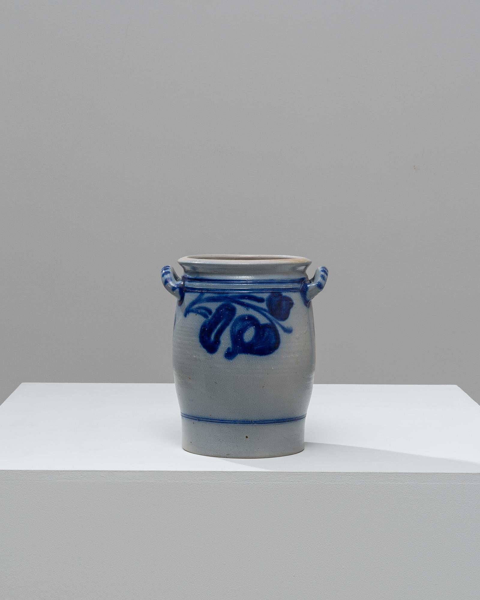 1900s Belgian Ceramic Pot For Sale at 1stDibs