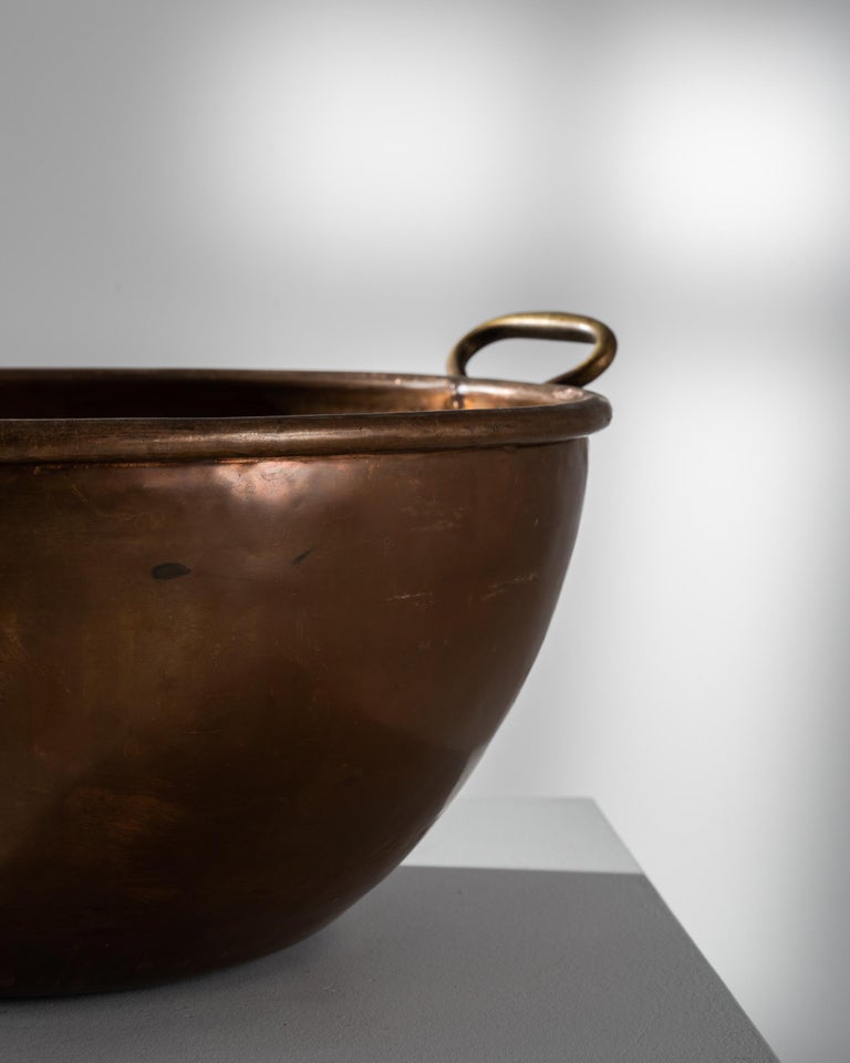 1900s Belgian Copper Bowl For Sale at 1stDibs