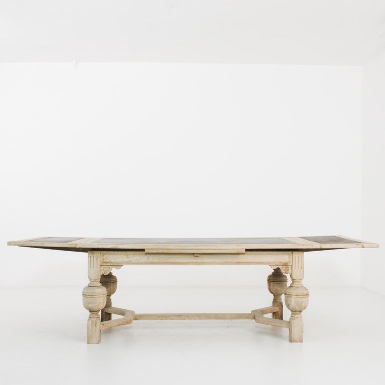 1900s Belgian Oak Dining Table at 1stDibs