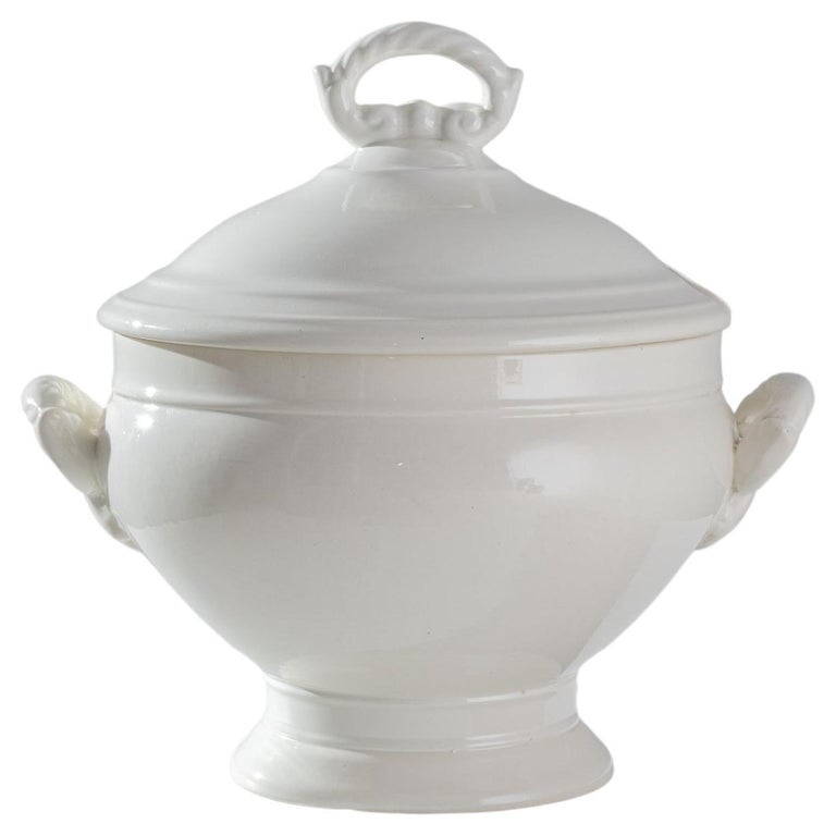 1900s, Belgian Porcelain Tureen For Sale at 1stDibs